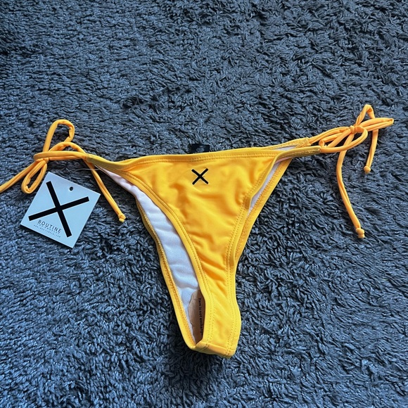 Boutine La Swim Nwt Boutine La Lily Yellow Thong Bikini Bottom